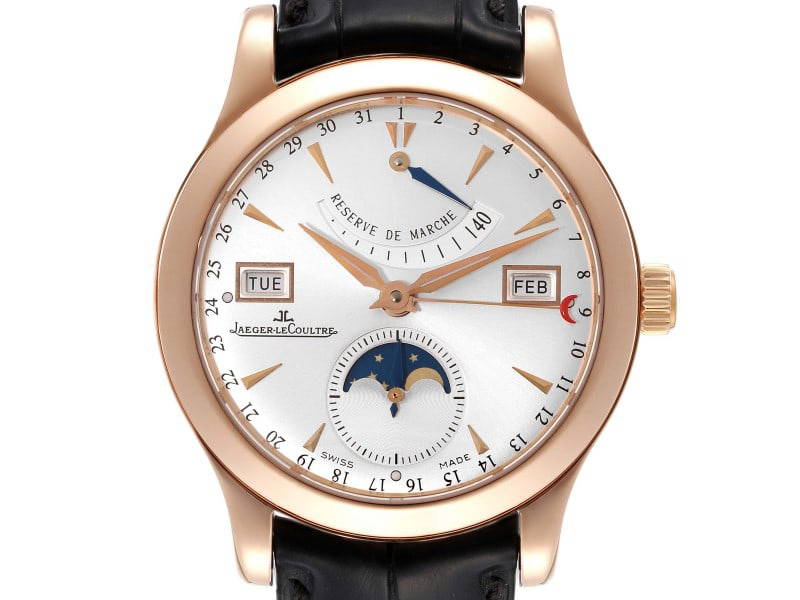 Jaeger Lecoultre Master Calendar 18k Rose Gold Mens Watch Auction