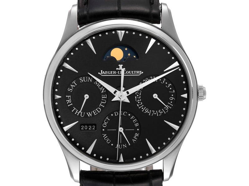 Jaeger Lecoultre Master Perpetual Calendar Steel Watch Auction
