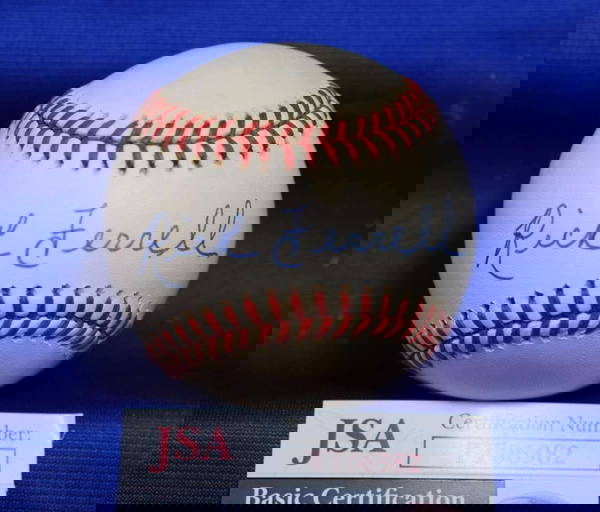 Rick Ferrell Jsa Coa Autograph American League Oal Signed Baseball