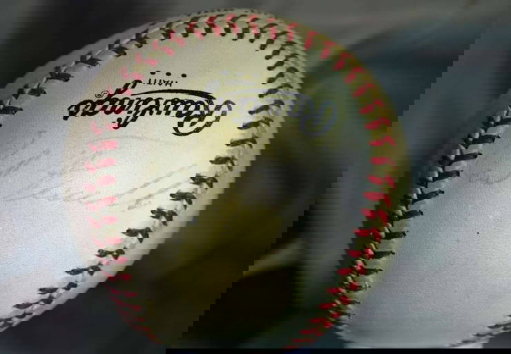 Carl Furillo Jsa Feeney National League Autograph Baseball Authentic Signed