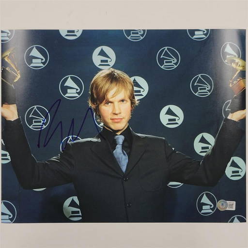 Beck Hansen Signed 11x14 Photo Singer Musician Autograph (b) Beckett ...