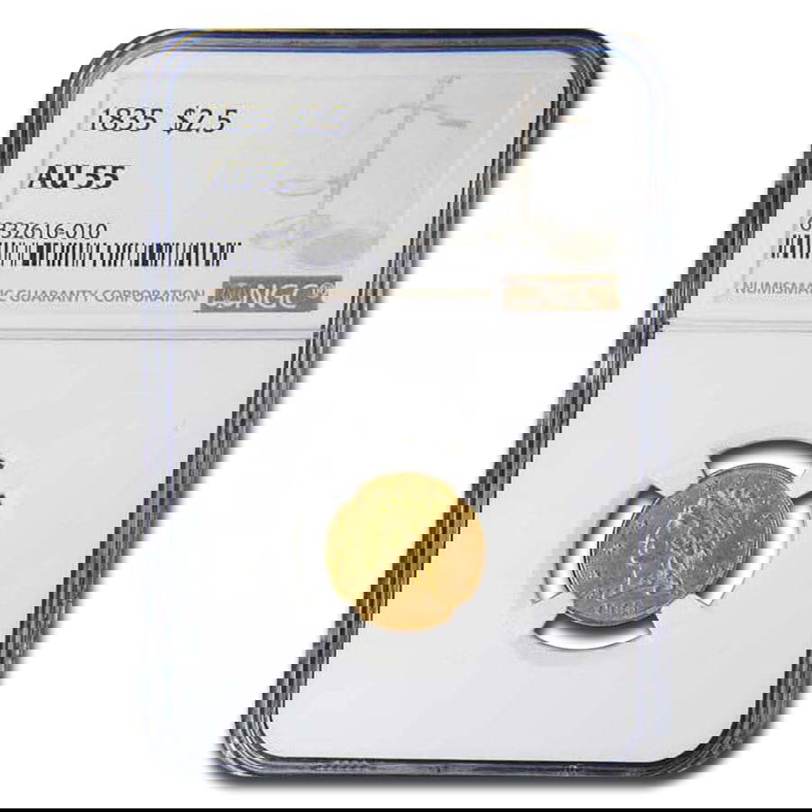 1835 $2.50 Gold Classic Head Quarter Eagle Au-55 Ngc Auction