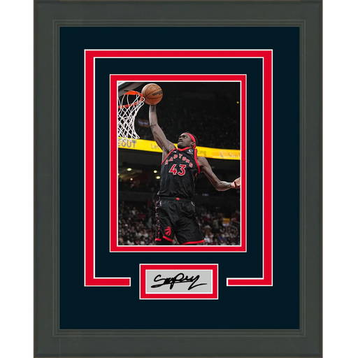 Framed Pascal Siakam Facsimile Laser Engraved Signature Auto Raptors ...