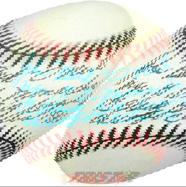 Buck O'neil Signed Jackie Robinson Nl Baseball Insc. Mgr. Kc Monarchs ...