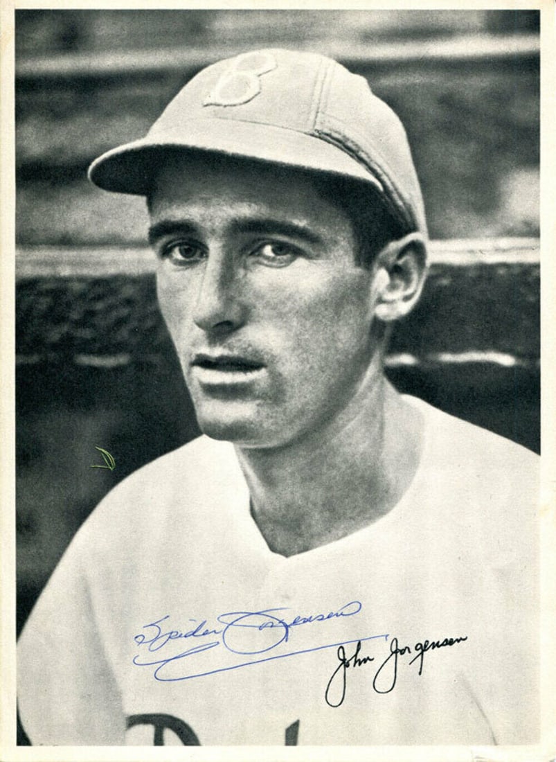 Spider Jorgensen Autographed 7x8 Photo