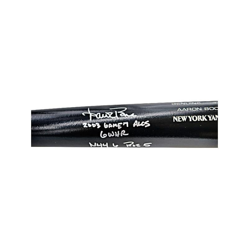 Aaron Boone New York Yankees Autographed And Inscribed "03 G7 Alcs Gw ...