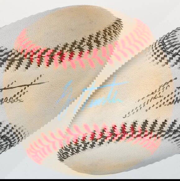 Brian Hunter Signed William B White Official National League Baseball W ...