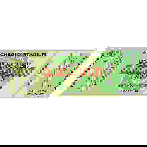 Ticket Stub From The Last Football Game Played At Syracuse University's ...