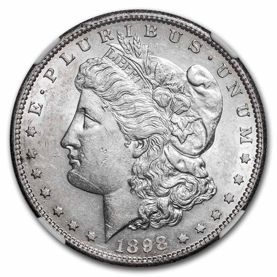 1898-s Morgan Dollar Au-58 Ngc Auction