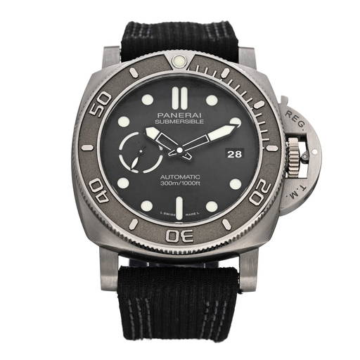 Panerai Titanium Fabric 47mm Luminor Submersible Mike Horn Edition ...