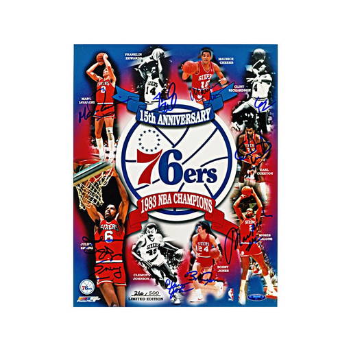 1983 Nba Champion Philadelphia 76ers Team