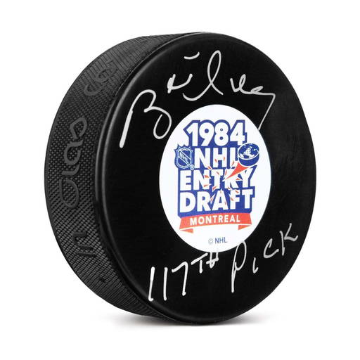 Brett Hull Signed 1984 Nhl Entry