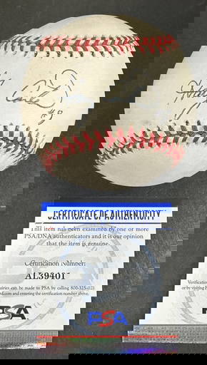 Gary Carter Signed Official Nl Baseball