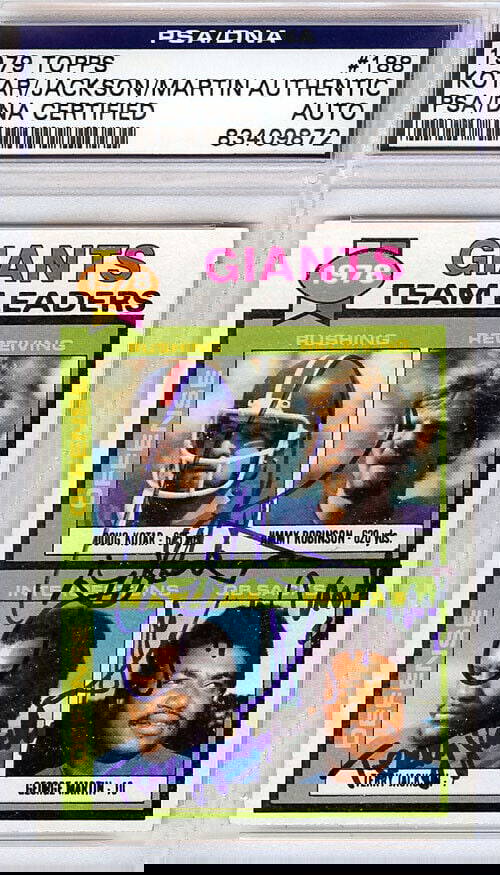 Doug Kotar Terry Jackson George Martin Auction