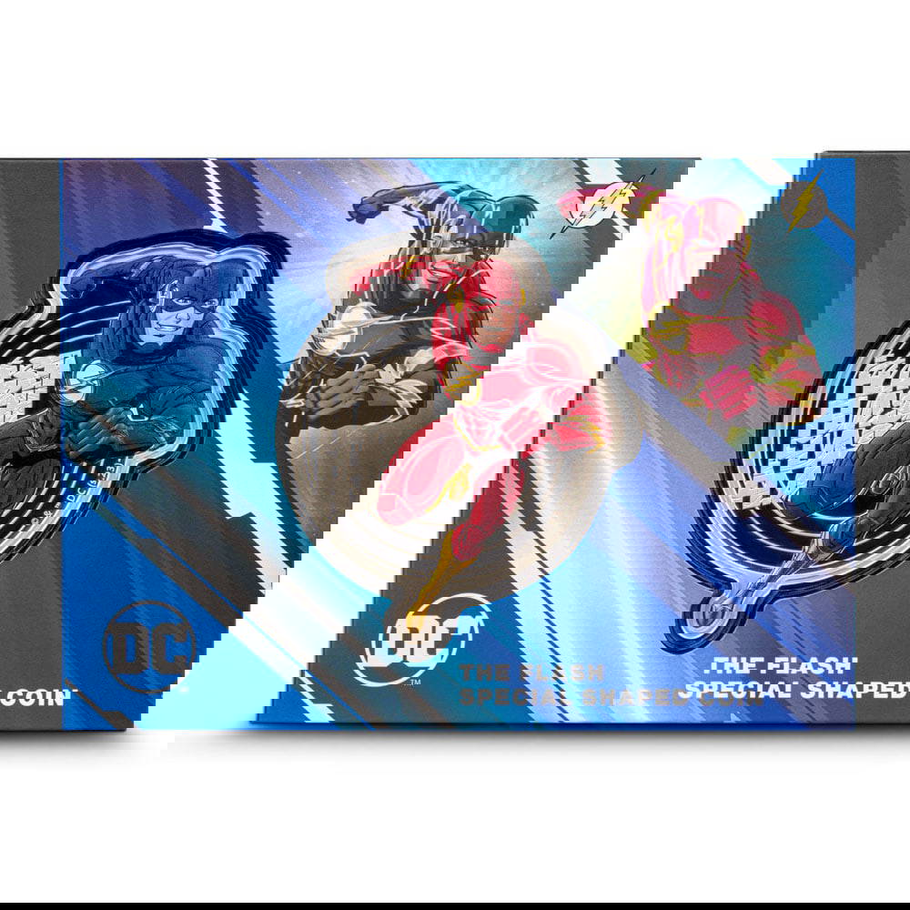 2023 5 Oz Barbados Silver Flash Shaped Coin (proof-like) Auction