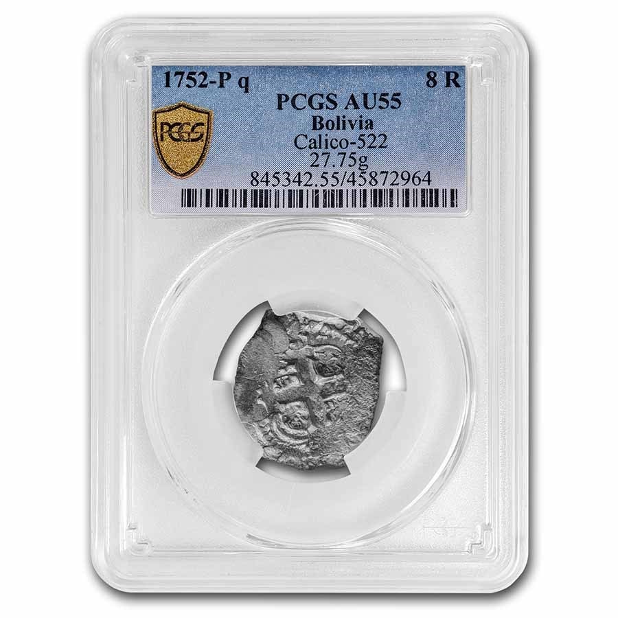 1752-p Bolivia Silver 8 Reales Auction