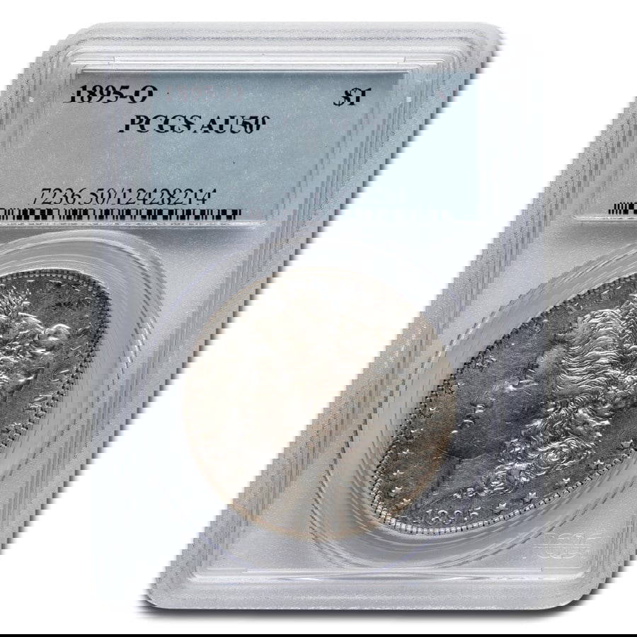 1895-o Morgan Dollar Au-50 Pcgs Auction