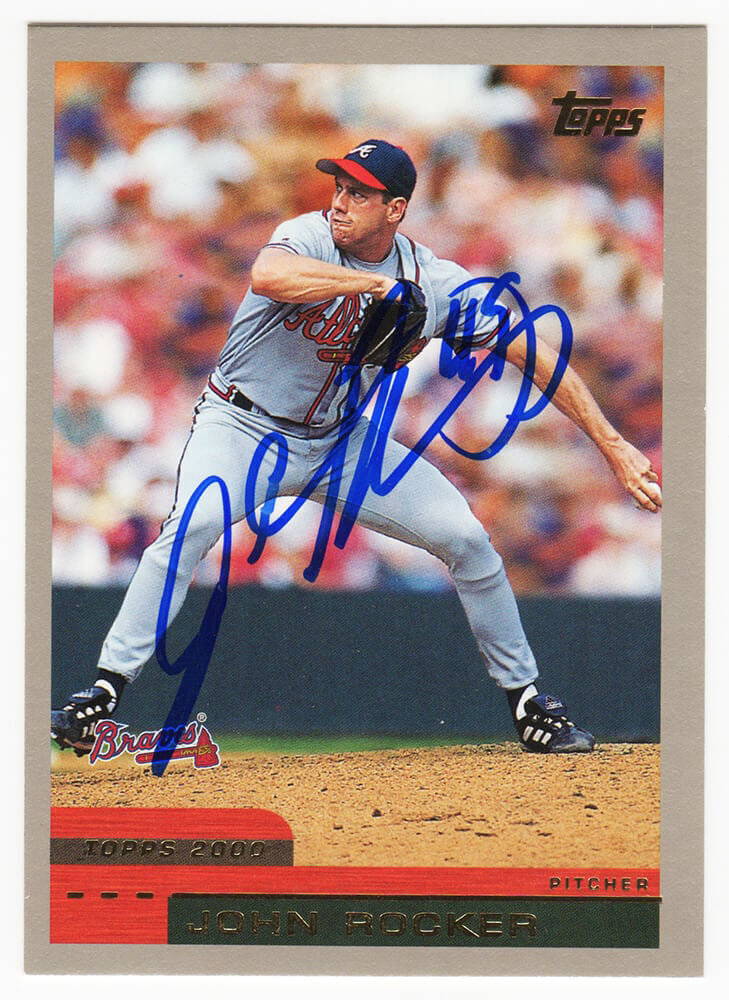 John Rocker Signed Atlanta Braves Auction
