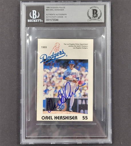 1989 Dodgers Police #29 Orel