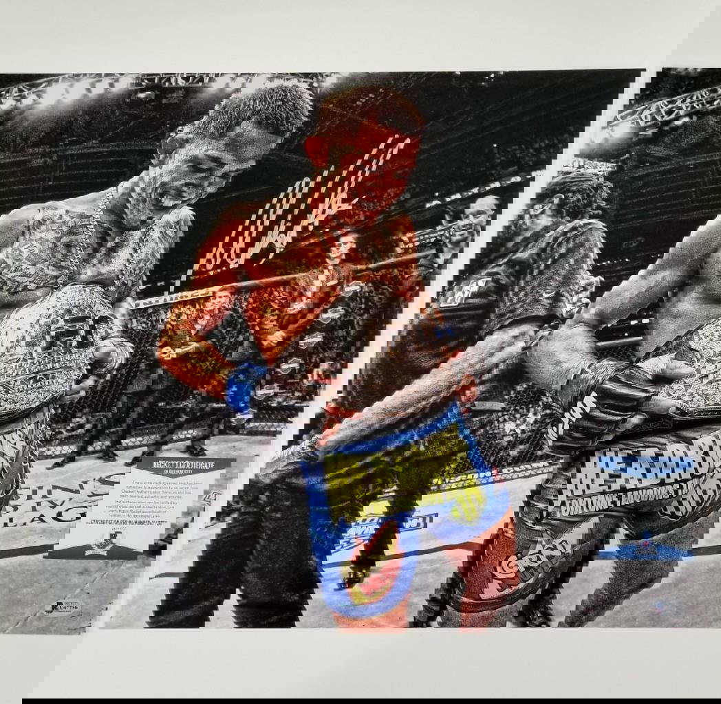 Anthony Pettis Signed 16x20 Photo Ufc Mma Autograph Beckett Bas Coa Auction