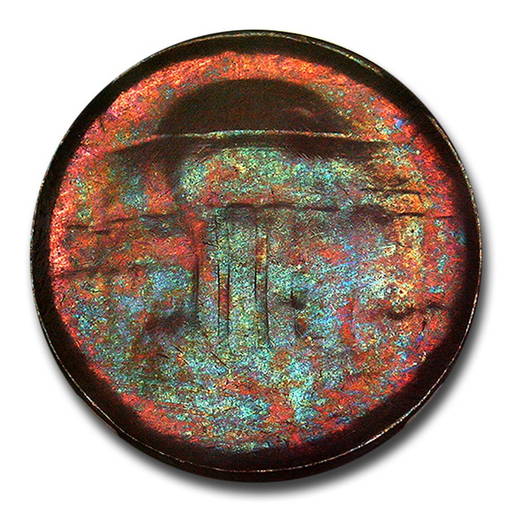 No Date Lincoln Cent Ms 65 Ngc (obverse Struck Thru, Capped Die)