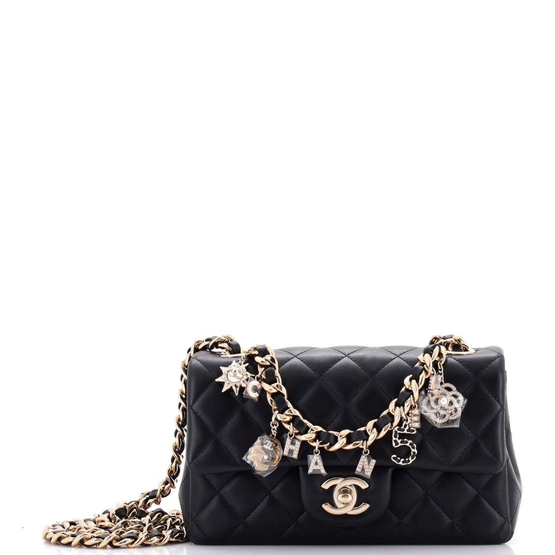 Chanel Coco Charms Classic Single Flap Auction