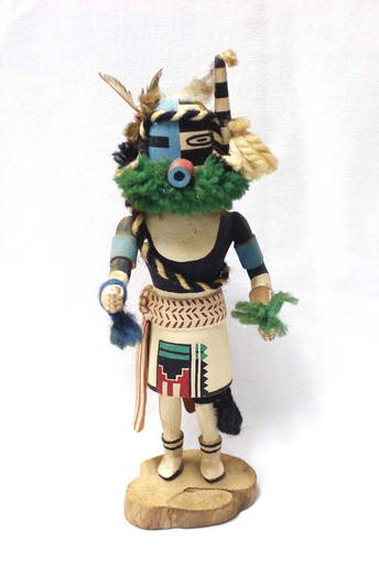 Hopi Half Clown Kachina By Stacy Talahytewa