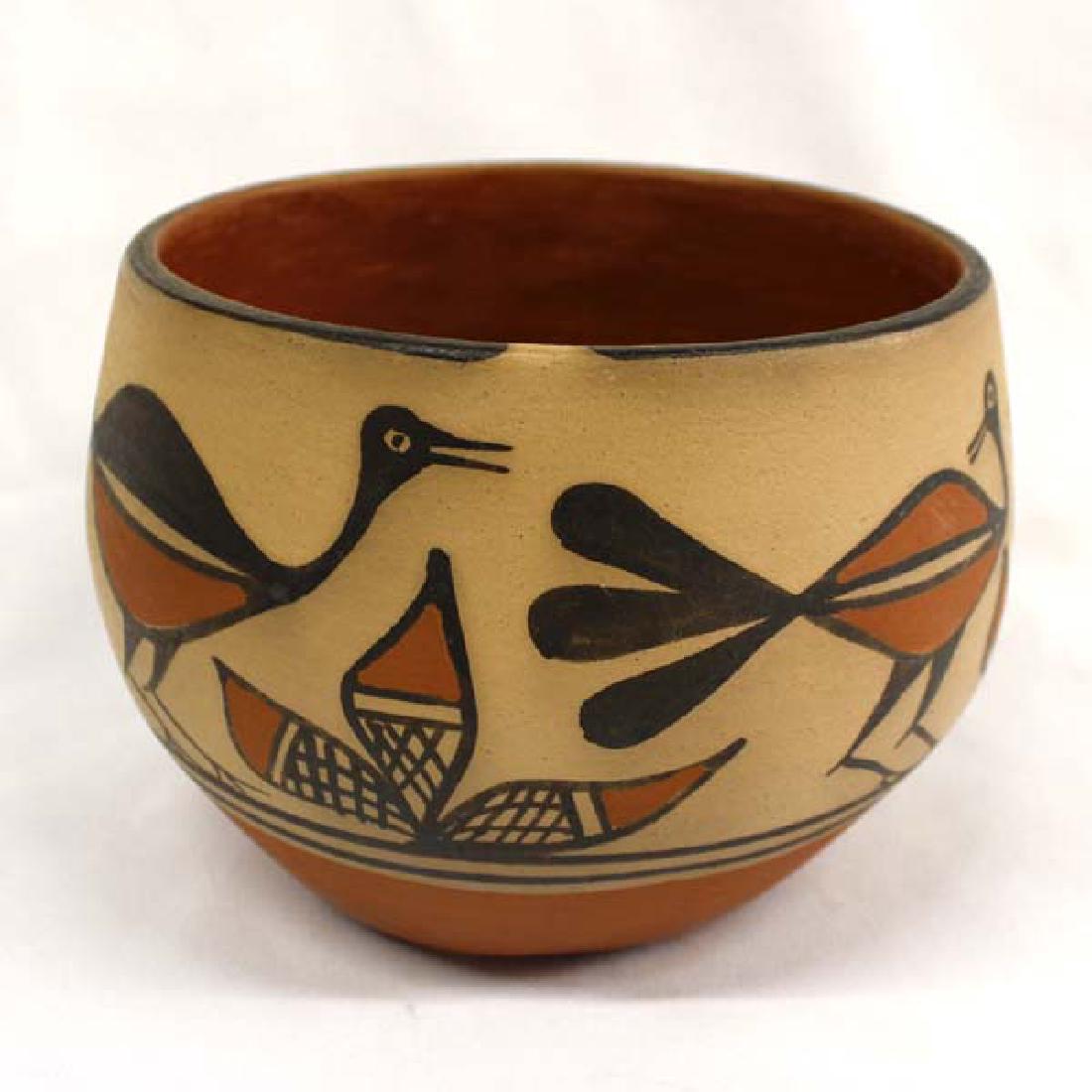 Beautiful Santo Domingo Pottery Bowl By Tenorio