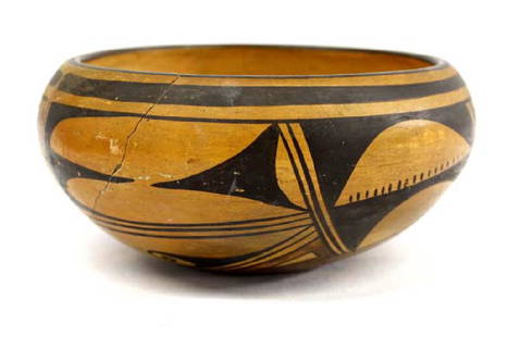 Vintage Native American Hopi Pottery Bowl