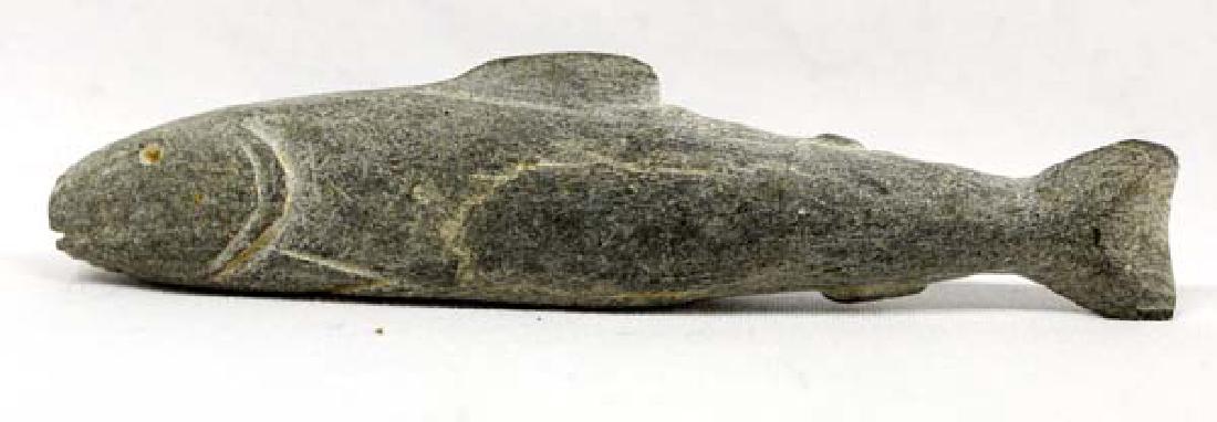 Canadian Inuit Carved Stone Fish