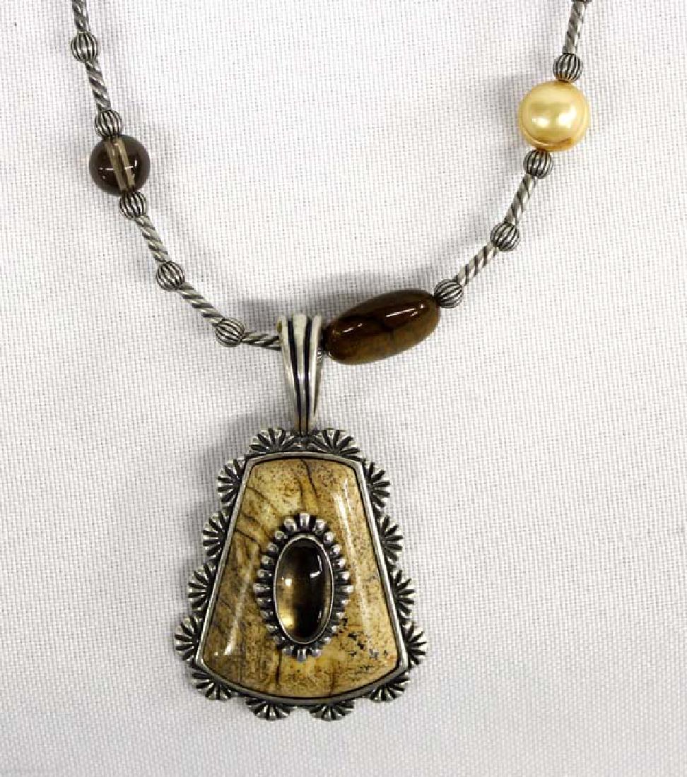 Carolyn Pollack Relios Sterling Pendant Necklace