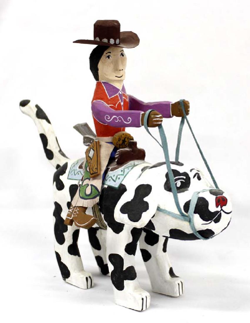 Navajo Carved Wood Folk Art by Delbert Buck