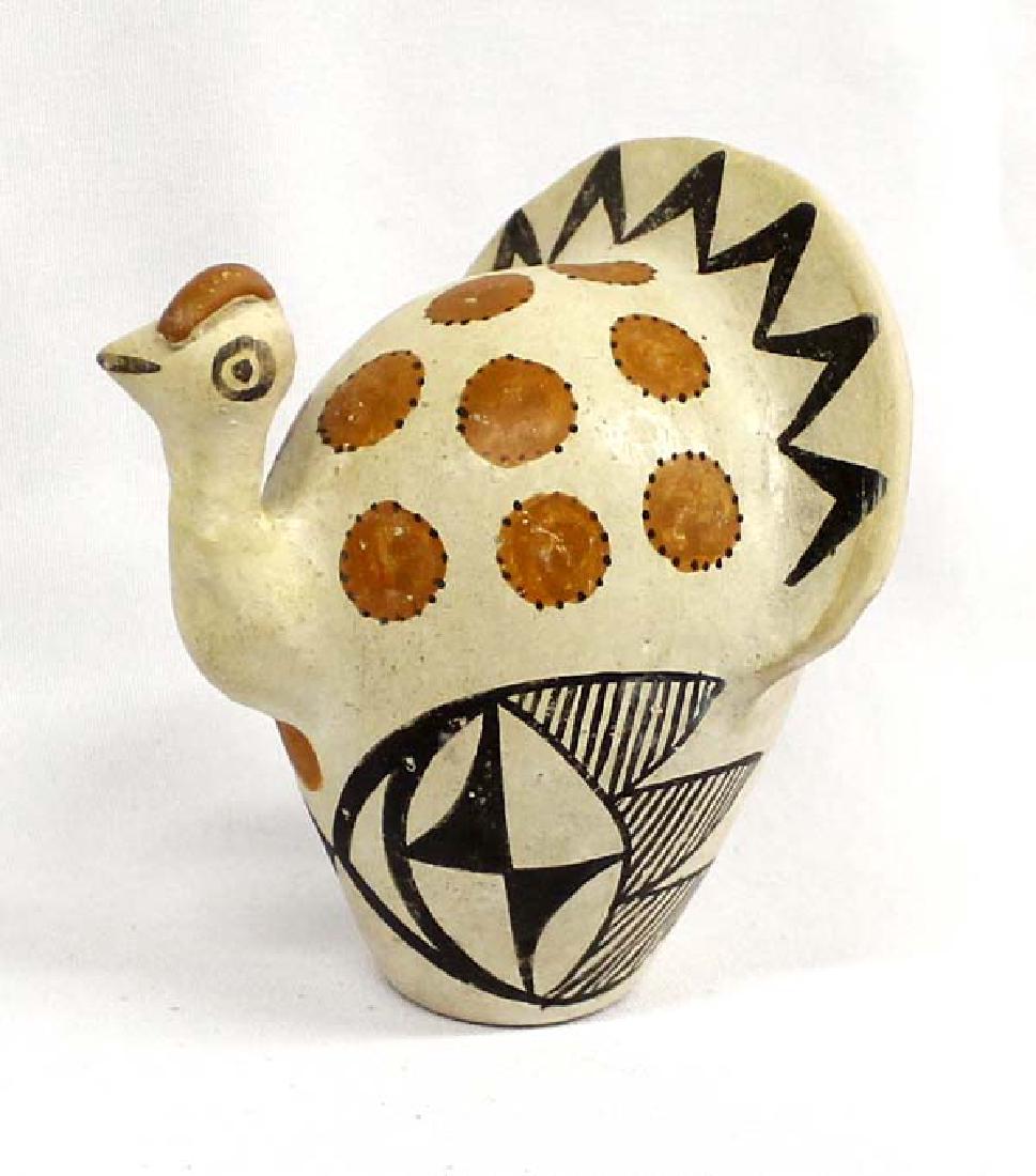 Vintage 1960's Acoma Pottery Turkey