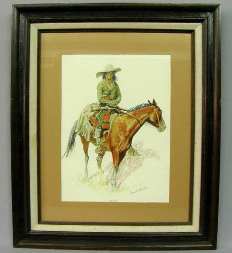 Frederick Remington Print Titled ''old Ramon''