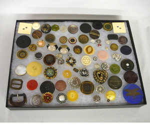 50 Plus Antique And Unusual Buttons Various Sizes