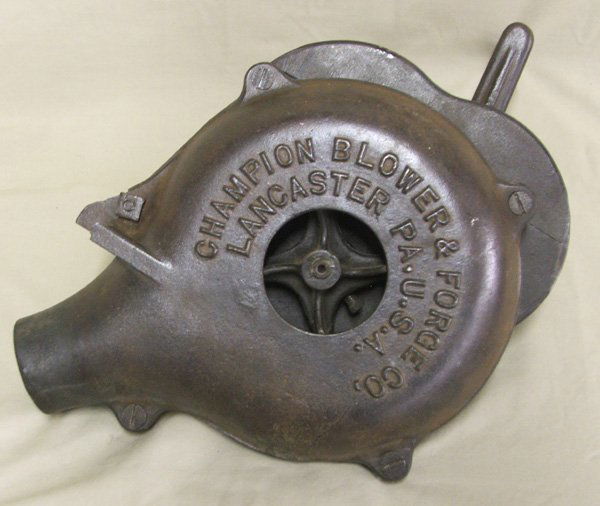 1753: Primitive Champion Forge Blower Co. Blower 12''