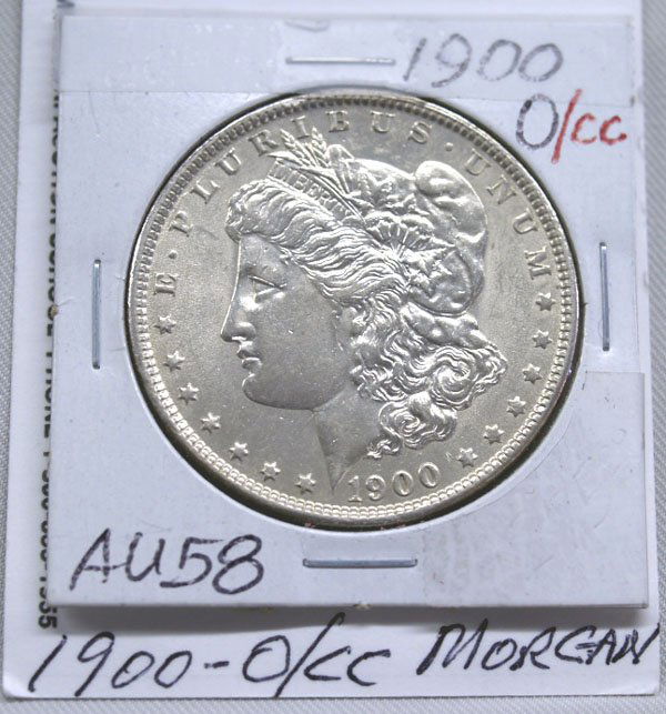 1048: Rare 1900-O/CC Morgan Silver Dollar