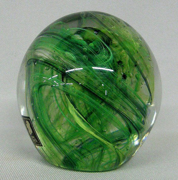 Irish Paperweight 40 Shades of Green 3.5''x3.5''