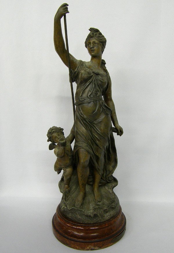 French Tphe D'amphitrite Par Bruchon Classic Sculpture