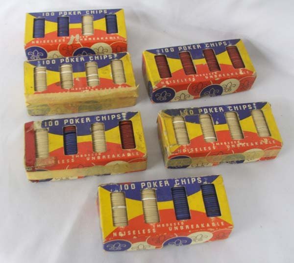 6 Boxes Vintage Van Dyke Poker Chips - Dec 20, 2009 | Desert West ...