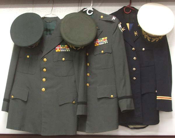 3 U.s.a. Army Full Bird Colonel Complete Uniforms