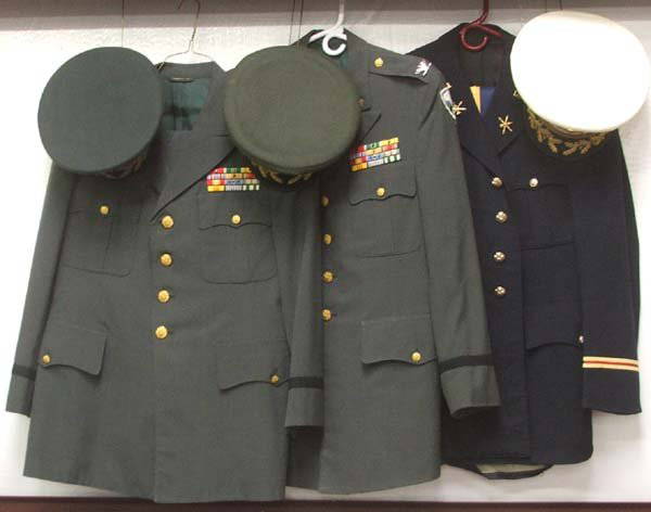 3 U.s.a. Army Full Bird Colonel Complete Uniforms
