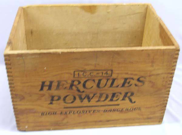 Vintage Wood Hercules Powder Dynamite Box