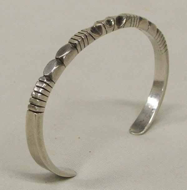 Navajo Hallmarked George Begay Silver Bracelet