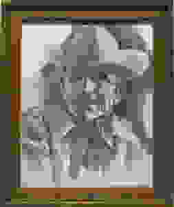 A Face Of The West Print By Norberto A. Reyes Aica