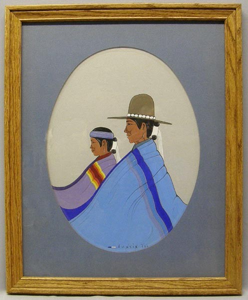 Original Navajo Painting by Justin Tso - Sep 04, 2011 | Desert West ...