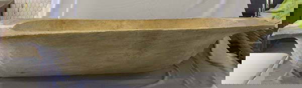 Primitive Wooden Cowboy Bath Tub Must Be Picked Up