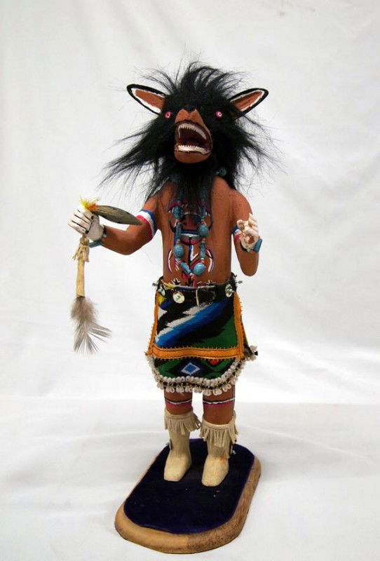 1940's Native American Apache Wolf Kachina