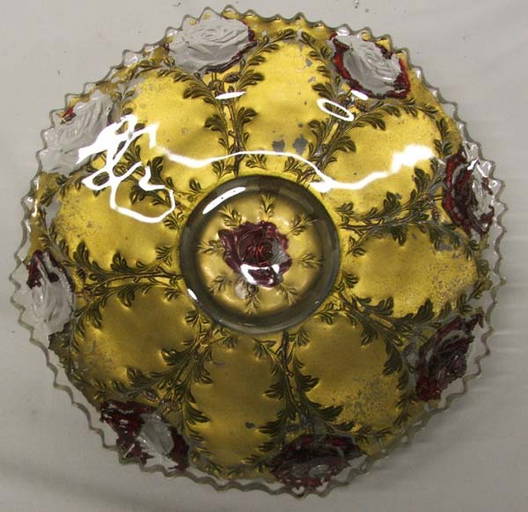 Carnival Goofus Glass Plate