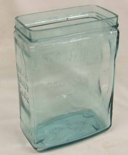 Antique Glass Battery Jar, Delco Light Exide